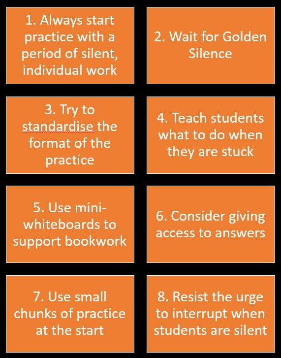 Tip 70. Eight ideas to improve student practice time - Tips for ...